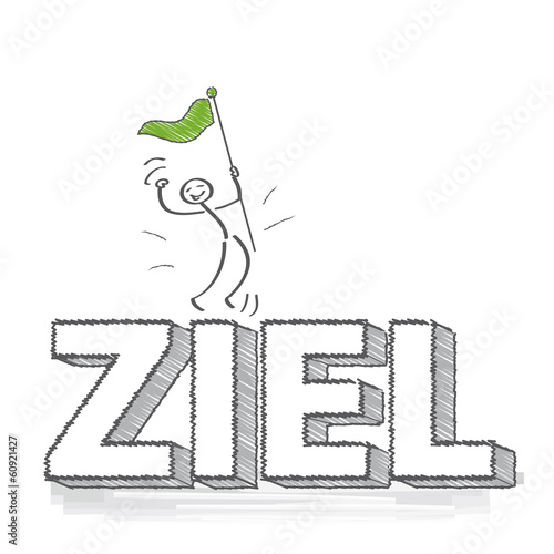 Ziel setzen und erreichen Stock-Vektorgrafik | Adobe Stock