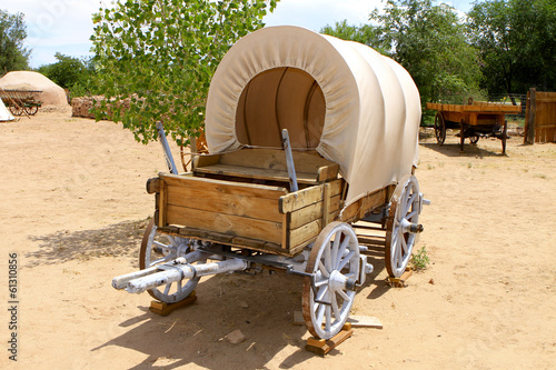 charrette western, Arizona - Acheter cette photo libre de droit et ...