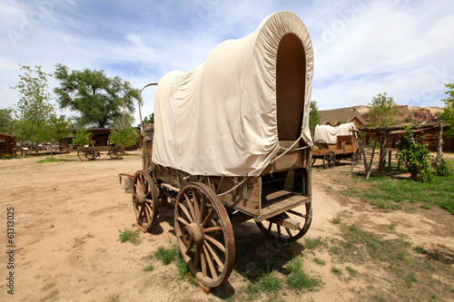 charrette western, Arizona - Acheter cette photo libre de droit et ...
