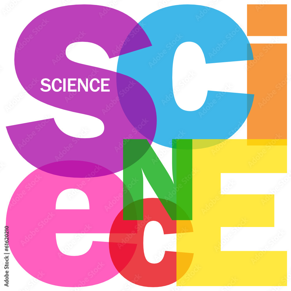 "SCIENCE" Letter Collage (scientific research experiment maths) Stock ...