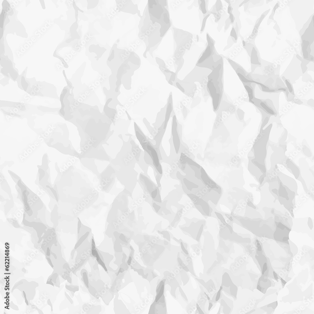 Seamless crumpled paper texture Stock Vector | Adobe Stock
