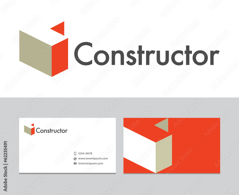 Constructor logo Stock Vector | Adobe Stock