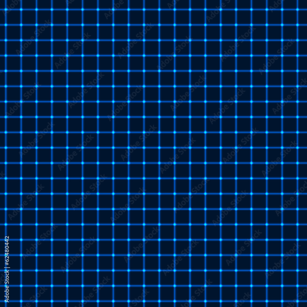 Neon blue grid Stock Vector | Adobe Stock