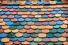Colorful Roof Tiles Background Free Stock Photo - Public Domain Pictures