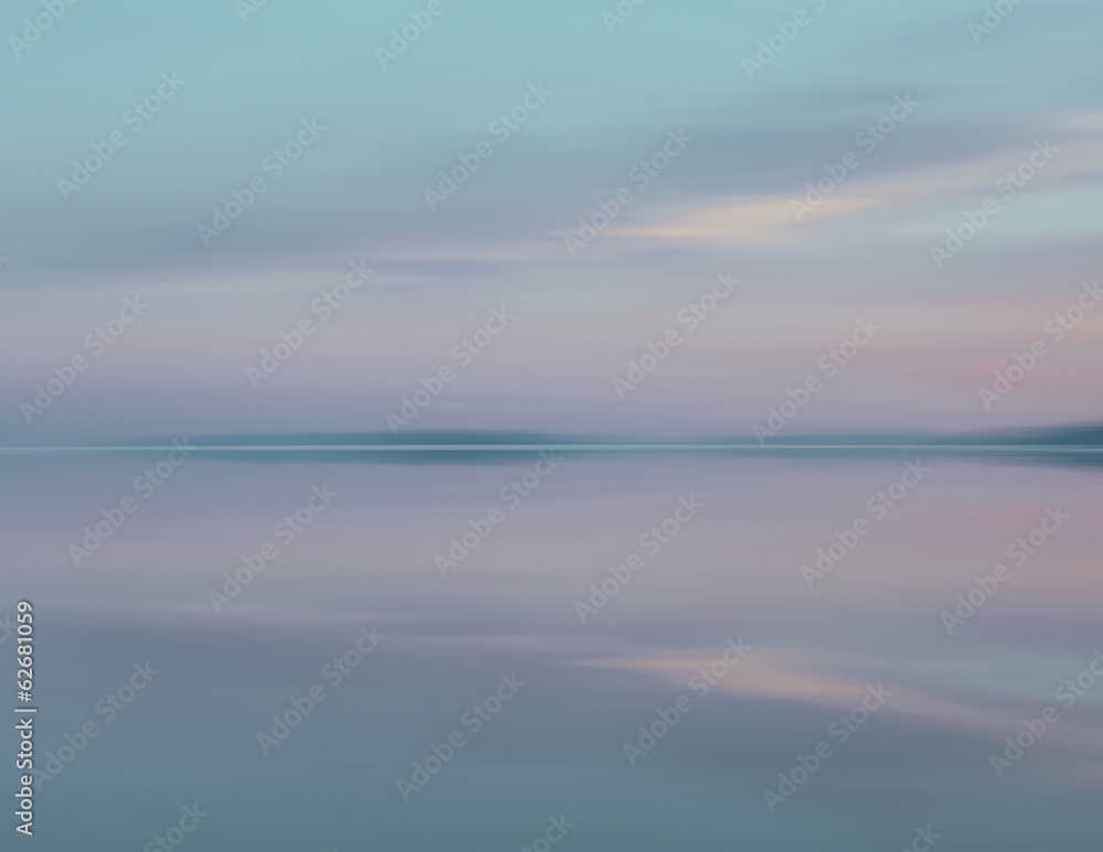 Shallow Water Over The Surface At The Bonneville Salt Flats At Dusk ...