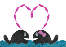 Whale Valentine Free Stock Photo - Public Domain Pictures