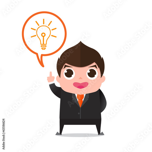 businessman figure out cartoon Stock Vector | Adobe Stock