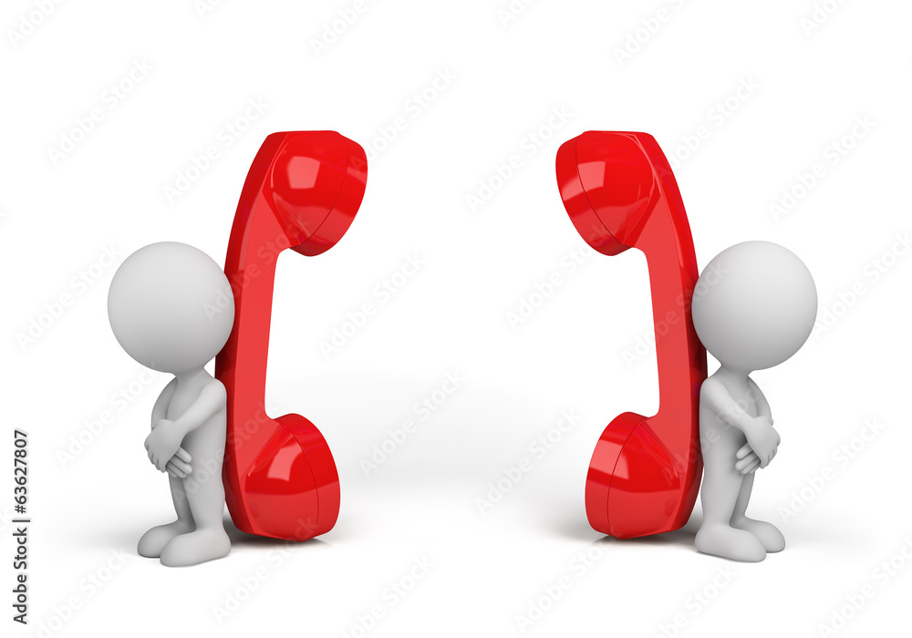 Call waiting Stock Illustration | Adobe Stock