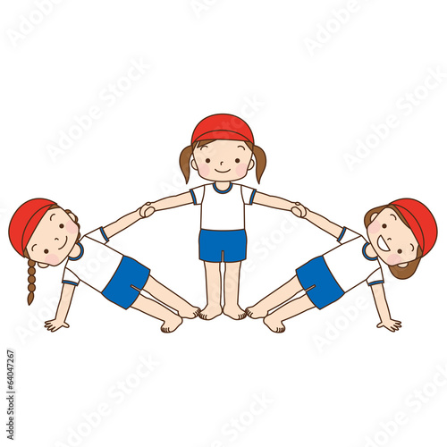 運動会 組体操 Stock イラスト Adobe Stock