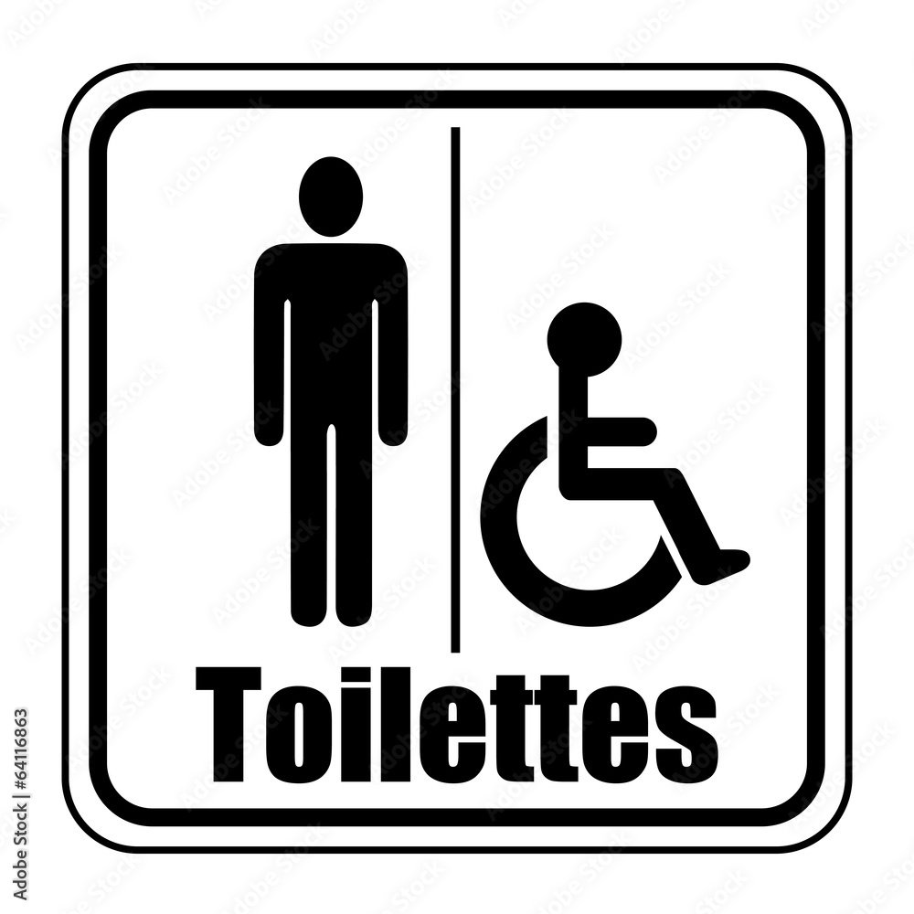 Logo toilettes hommes. Stock Vector | Adobe Stock