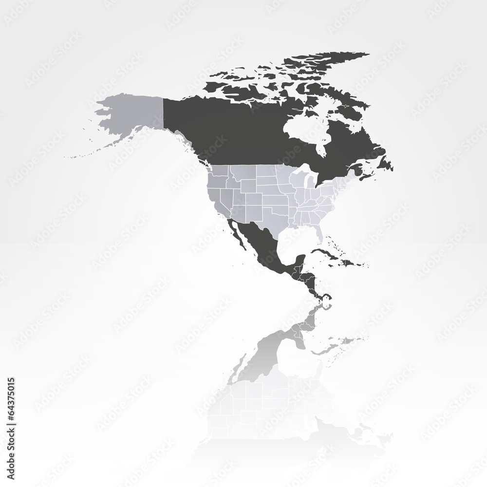 North america map background vector Stock Vector | Adobe Stock