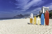 Beach Stand On Copacabana Beach Free Stock Photo - Public Domain Pictures