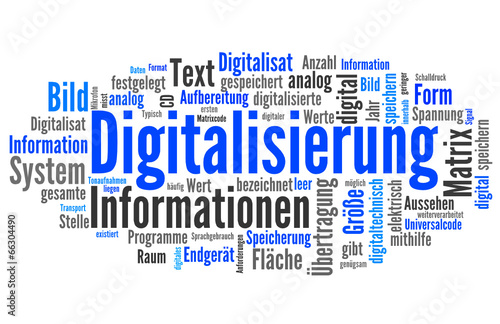Digitalisierung (digital, Daten) Stock-Vektorgrafik | Adobe Stock