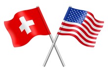 Swiss And American Flags Free Stock Photo - Public Domain Pictures