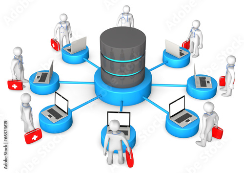 Hospital Database Stock Illustration | Adobe Stock