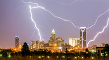 Lightning Skyline Free Stock Photo - Public Domain Pictures