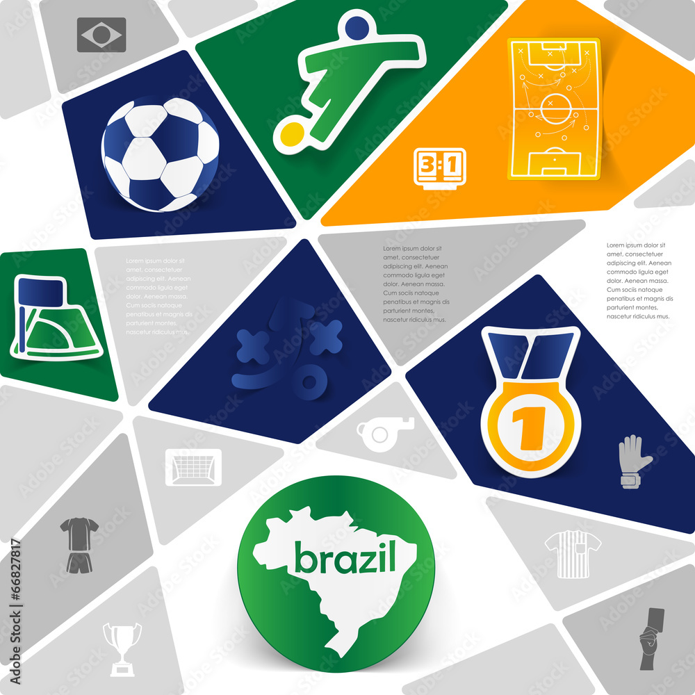 football, soccer infographic Stock Vector | Adobe Stock