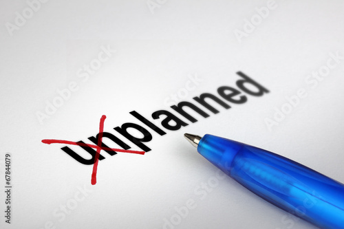 Changing the meaning of word. Unplanned into Planned. - Buy this stock ...