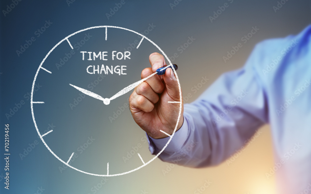 Time for change Stock Photo | Adobe Stock