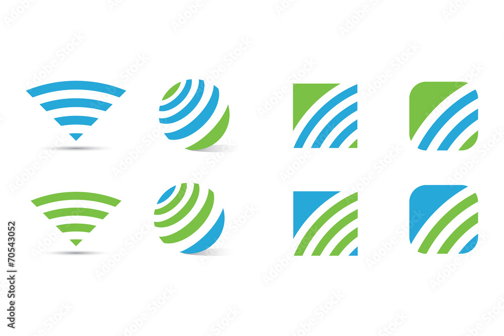 Vector Logo İkon Simge Stock Vector | Adobe Stock