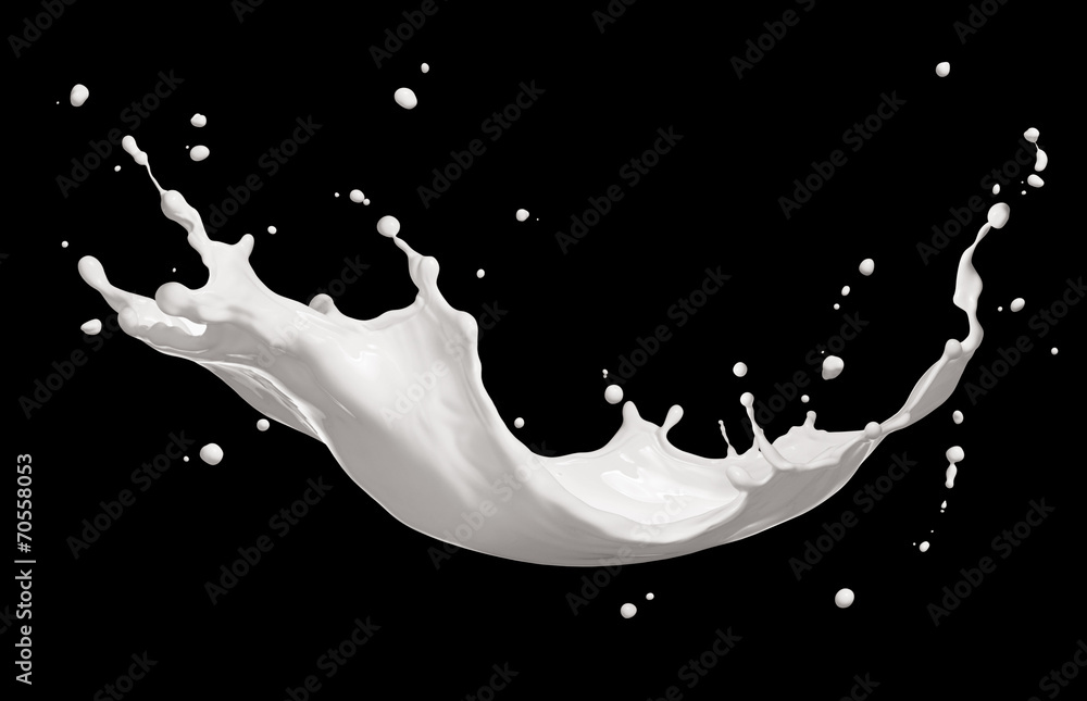 milk splash Stock Photo | Adobe Stock