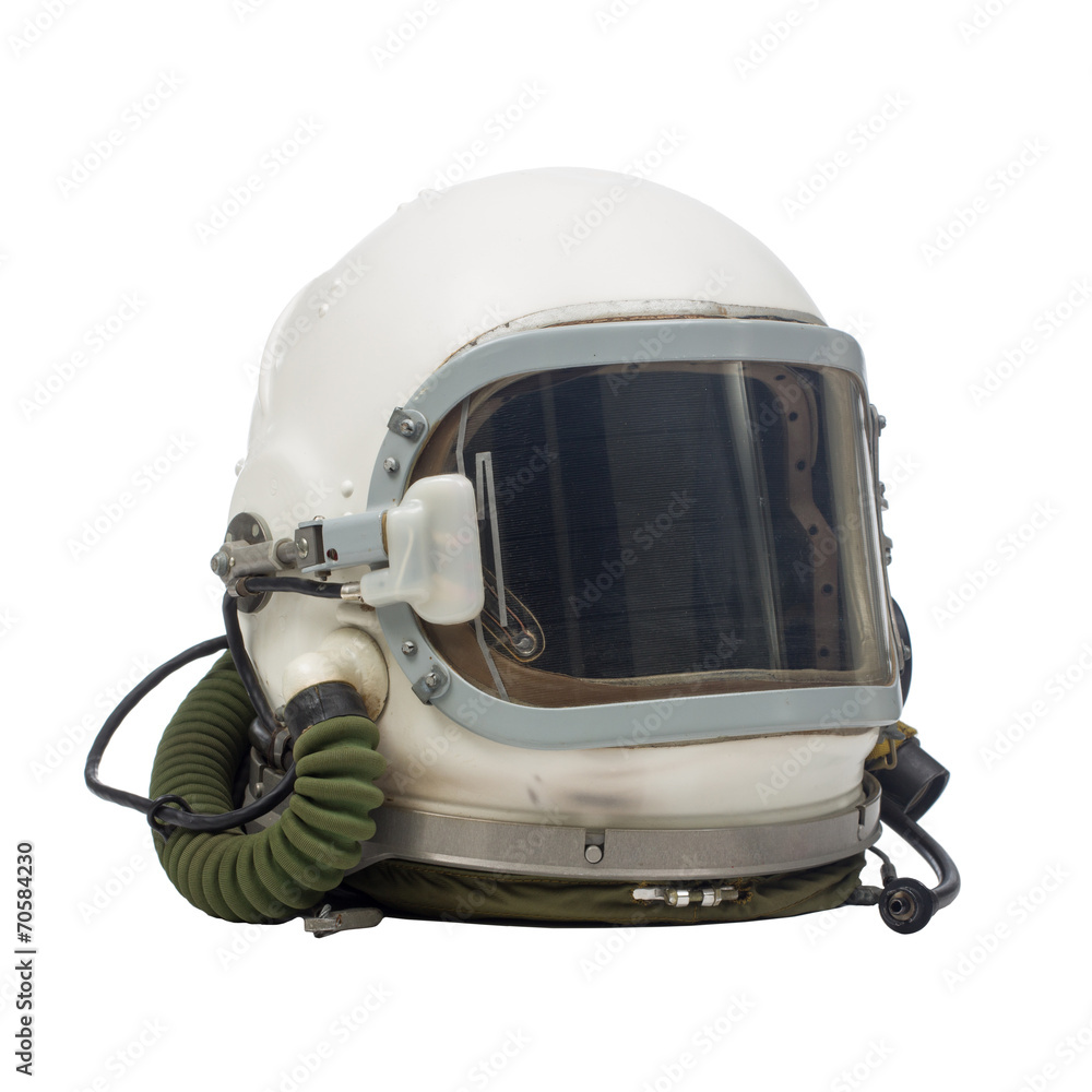 pilot military helmet Stock Photo | Adobe Stock