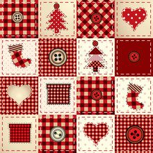 Christmas Patchwork Pattern Free Stock Photo - Public Domain Pictures