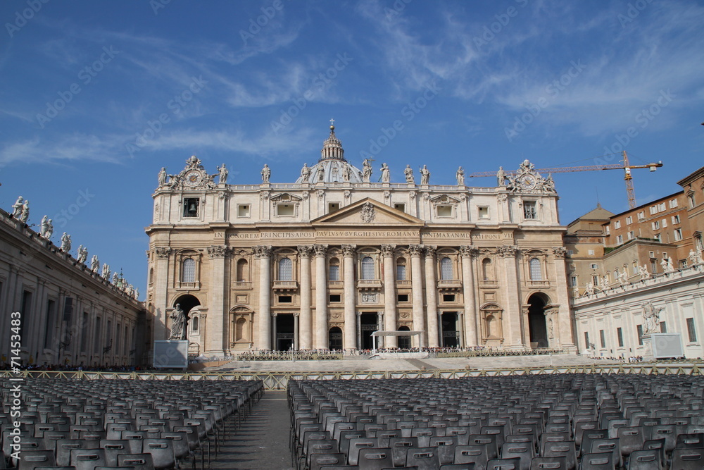 Der Petersdom in Rom Stock Photo | Adobe Stock