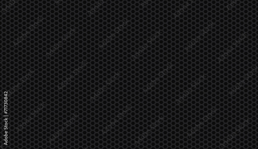 Seamless black honeycomb background Stock Vector | Adobe Stock