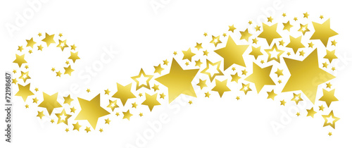 Banner with Golden Stars Stock-Vektorgrafik | Adobe Stock