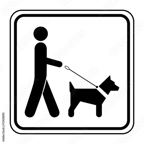 Logo Chien En Laisse Acheter Ce Vecteur Libre De Droit Et Découvrir