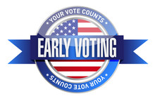 Early Voting Sign Free Stock Photo - Public Domain Pictures