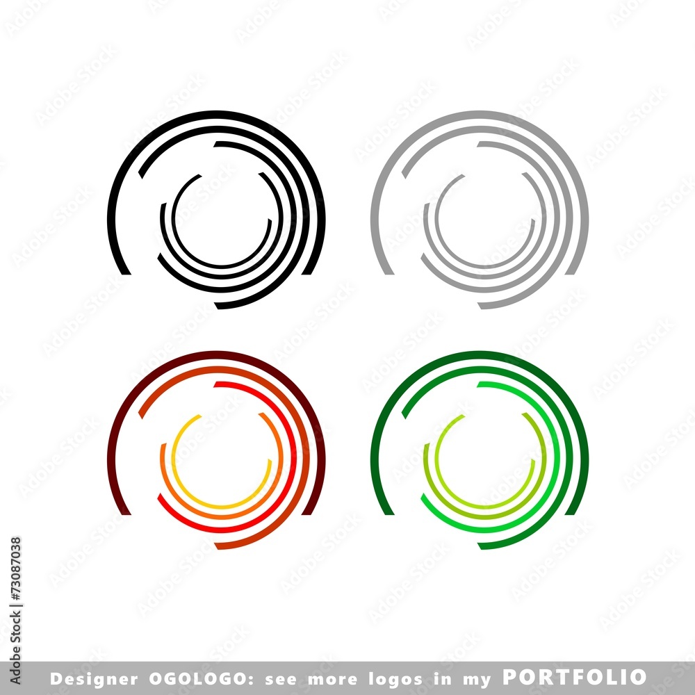 logo, illustrations, icons, symbol, sign, spiral, vector 素材庫向量圖 | Adobe ...