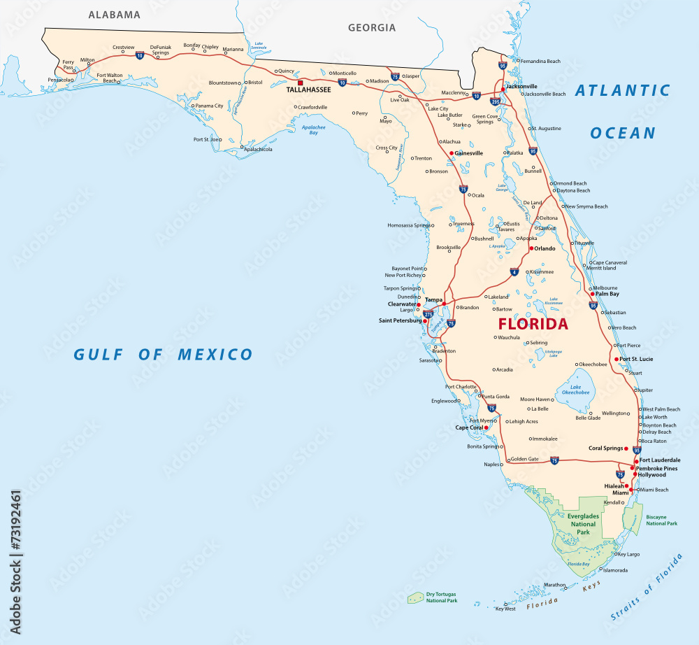 Mapa De Bonita Florida