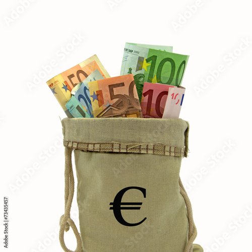 Geldsack Stock-Foto | Adobe Stock