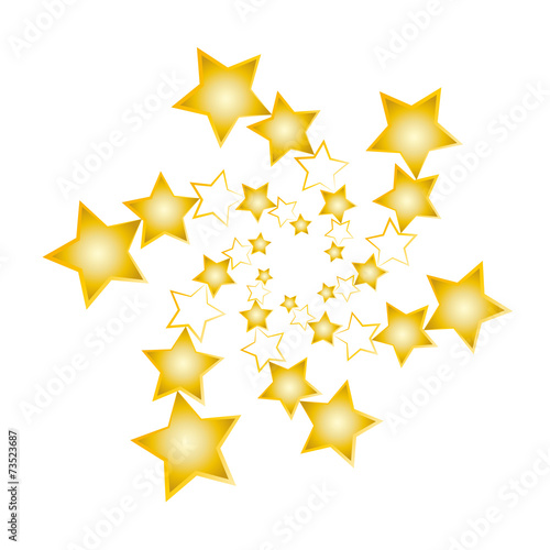 Sternschnuppe - Goldene Sterne - Weihnachten Stock-Vektorgrafik | Adobe ...