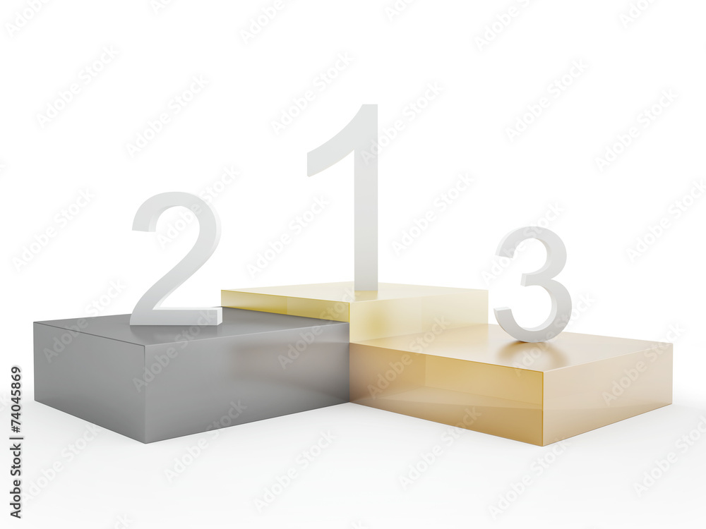 Winner podiums Stock Illustration | Adobe Stock