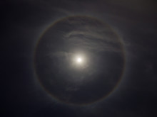 Ring Around Moon Free Stock Photo - Public Domain Pictures