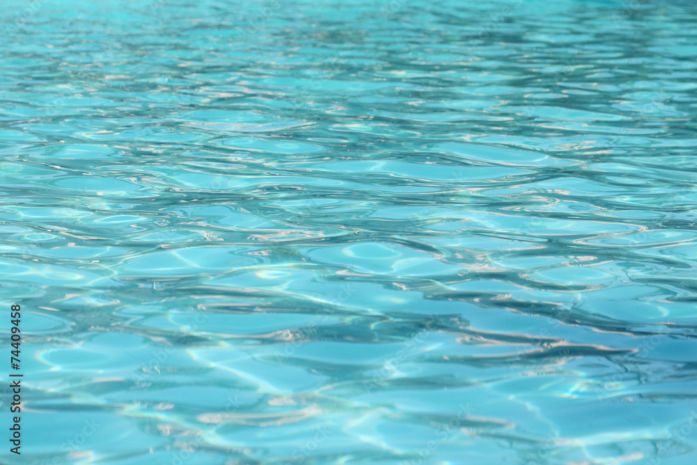 Cyan Swimming Pool water surface background . Stock Photo | Adobe Stock