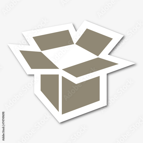 Logo carton. Vecteur Stock | Adobe Stock