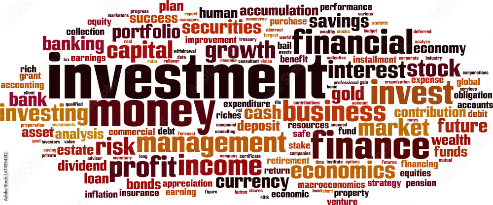 Investment word cloud concept. Vector illustration Stock Vector | Adobe ...