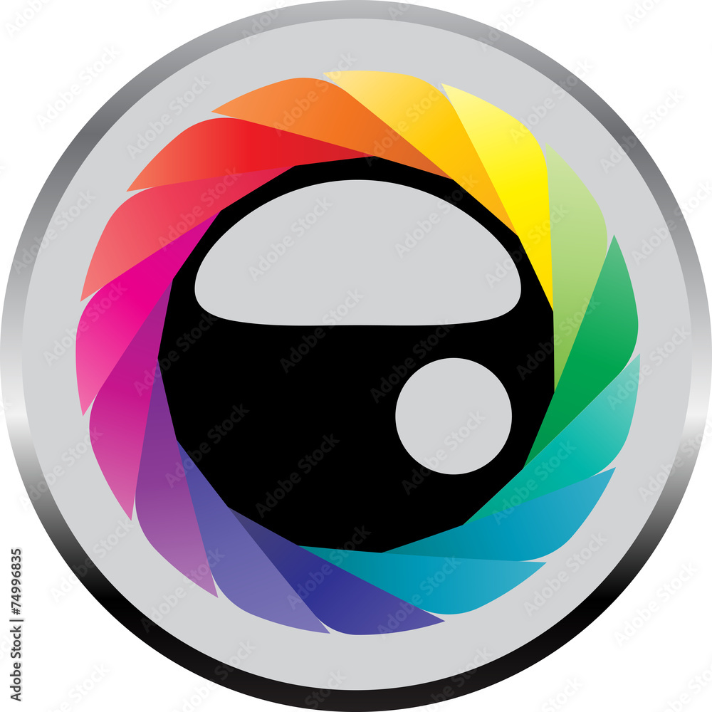 Aperture logo Stock Vector | Adobe Stock