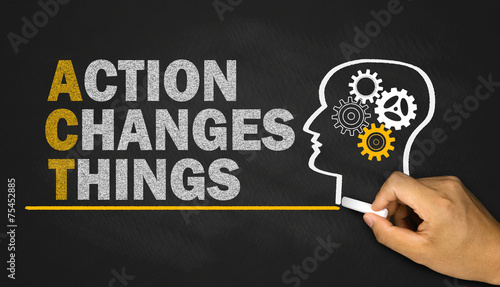 action changes things - Buy this stock photo and explore similar images ...