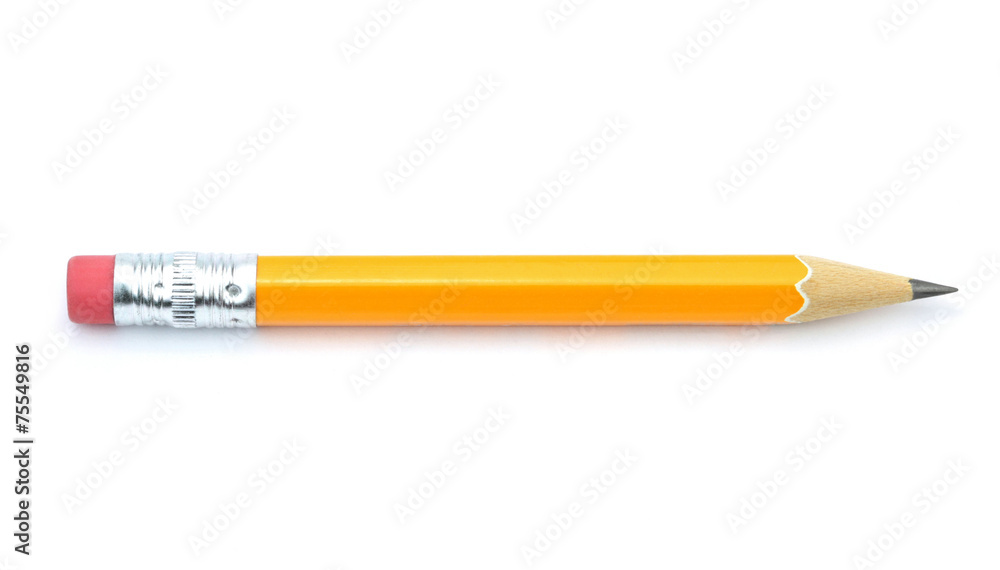 Lead pencil isolated on white background. Stock Photo | Adobe Stock