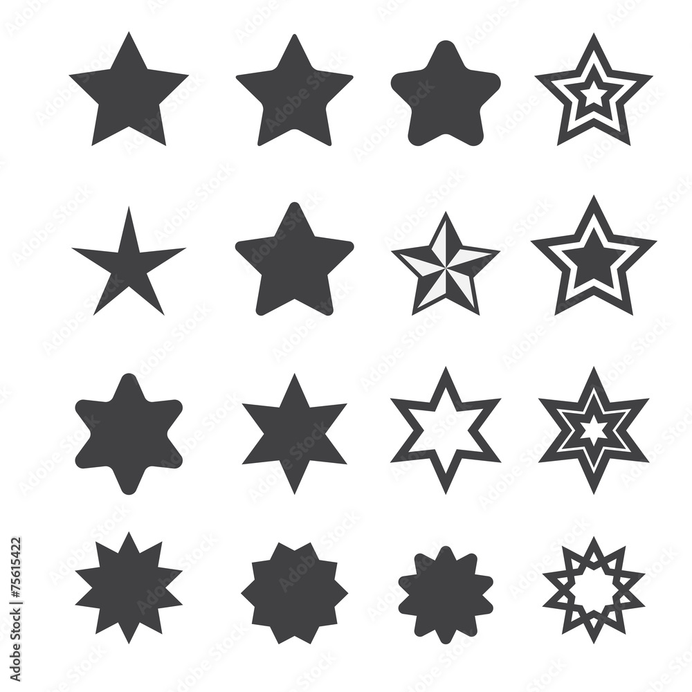 star icon Stock Vector | Adobe Stock