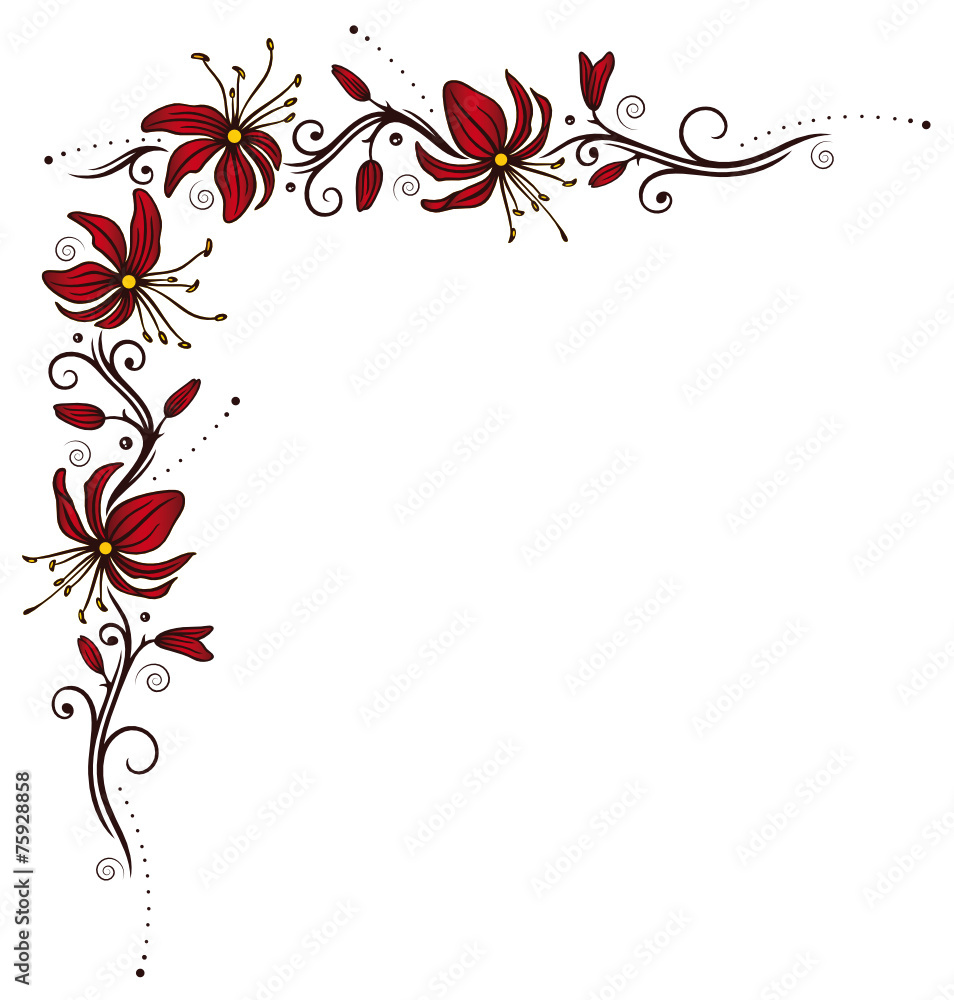 Grne Ranken Papierstrasse