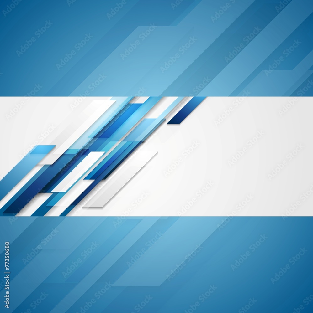 Blue shiny hi-tech flyer vector background Stock Vector | Adobe Stock
