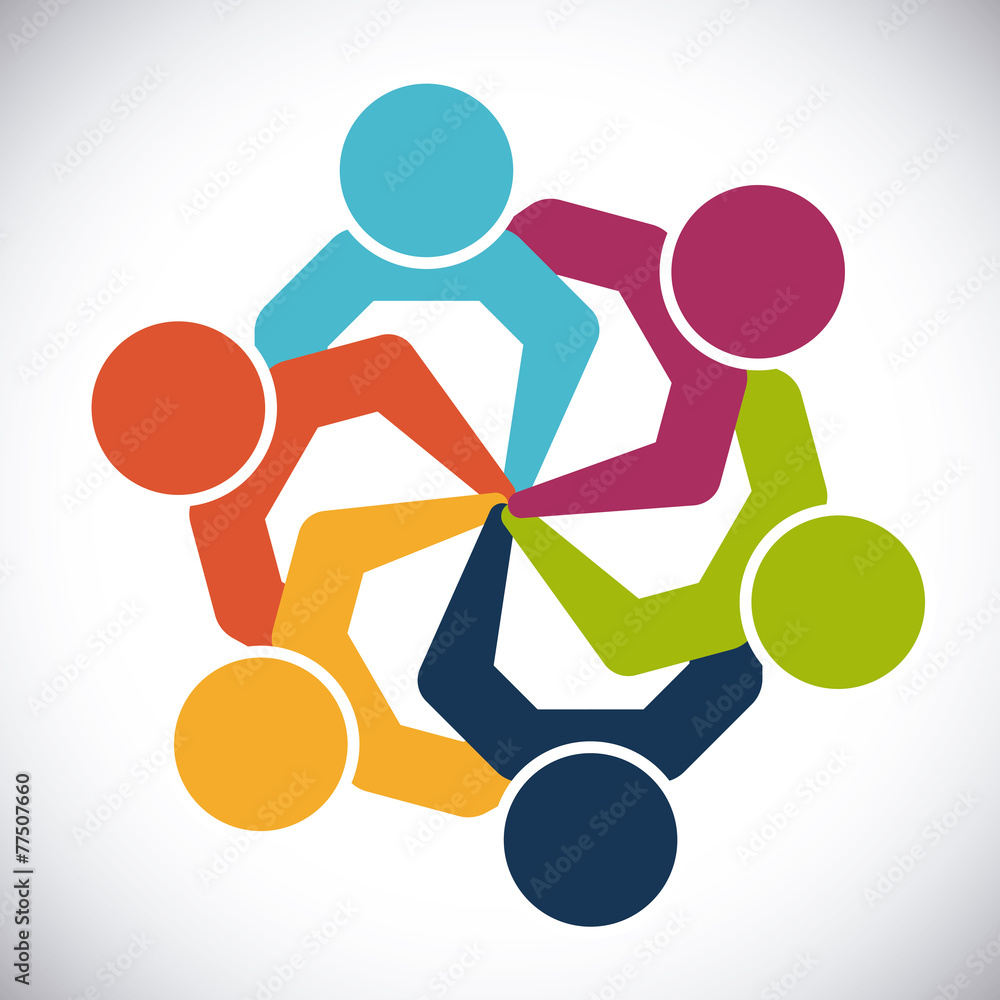 unity people Stock Vector | Adobe Stock