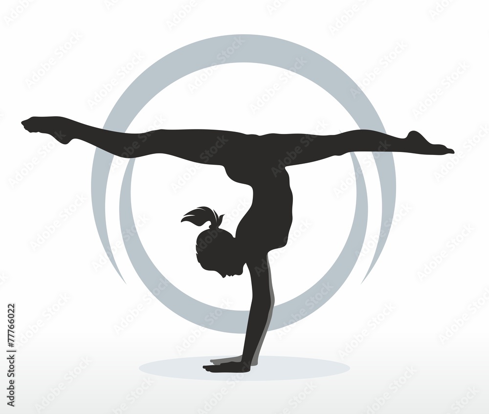 Handstand Silhouette - Stock - GamesAgeddon
