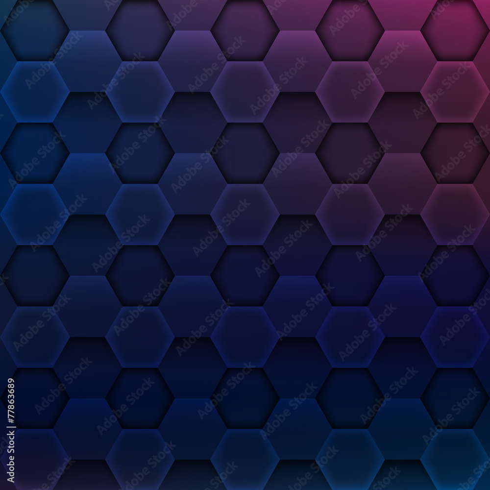 colorful hexagonal background. vector illustration Stock Vector | Adobe Stock